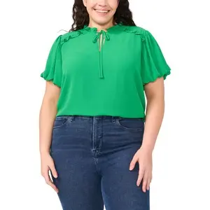 Cece Dupraz Tie Detailed Blouses