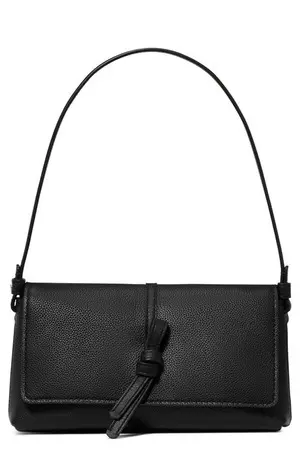 Kate Spade New York Pebble Leather Shoulder Bag - Black