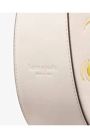 Kate Spade New York Leather Crossbody Bag With Removable Pouch - Cream Multi