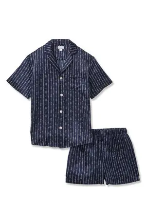 PETITE PLUME Mulberry Silk Short Pajamas