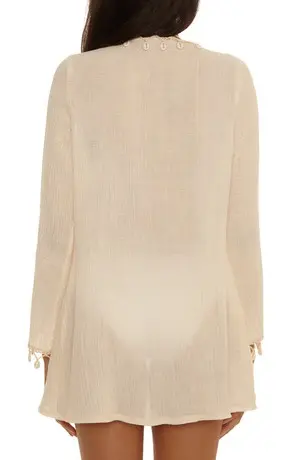 BECCA By Rebecca Virtue Crochet-trimmed Cover-up Tunic