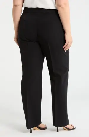 TAHARI ASL Bell Bottom Trousers - Black