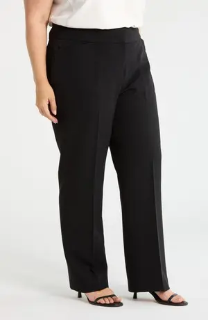 TAHARI ASL Bell Bottom Trousers - Black