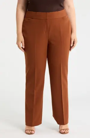 Tahari Asl Slim Fit Pants For Women