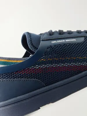 Orlebar Brown Larson Striped Sneakers - Blue