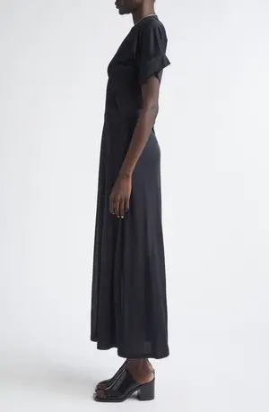 LEMAIRE Jersey Zip Maxi Dress - Urchin