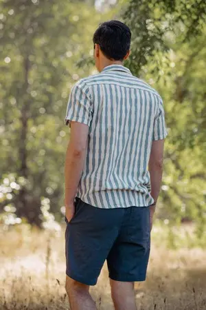 Bridge & Burn Marten Shirt - Beach Stripe