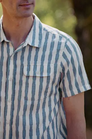 Bridge & Burn Marten Shirt - Beach Stripe