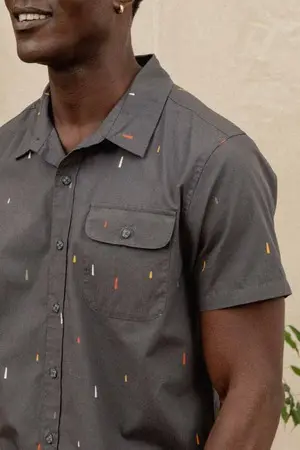 Bridge & Burn Marten Shirt - Midnight Rain