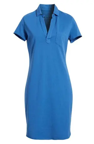 Frank & Eileen Lauren Polo Shirt Dress - Lazuli