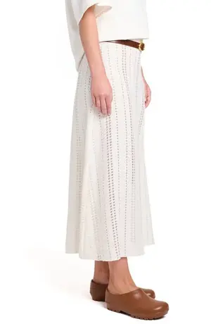 TWP A-line Cotton Skirt