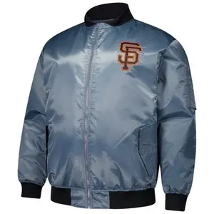 Profile San Francisco Giants Big & Tall Full-zip Bomber Jacket