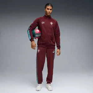 PUMA Portugal National Team King Anthem Full-zip Jacket - Maroon