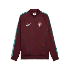 PUMA Portugal National Team King Anthem Full-zip Jacket - Maroon