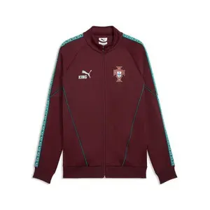 PUMA Portugal National Team King Anthem Full-zip Jacket - Maroon