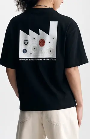 Brooklyn Industries Cotton Graphic T-shirt