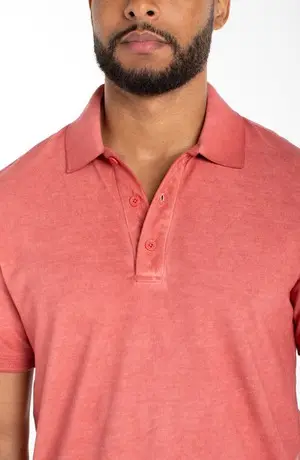LIVERPOOL Cotton Piqué Polo - Apple