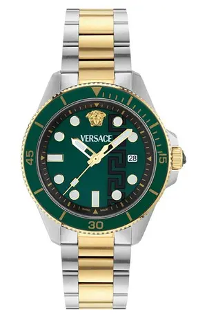 Versace Greca Force Two-tone Bracelet Watch - Two Tone