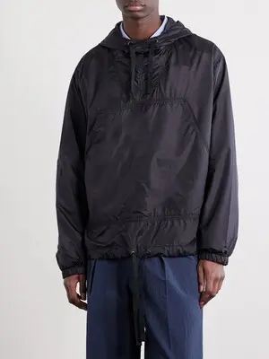 BEAMS Wool-blend Hooded Anorak