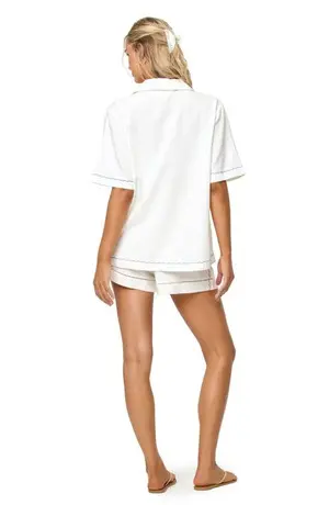 L*Space La Mer Cover-up Shorts - Cream