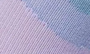 Oroblu Waves Jacquard Crew Socks - Sky