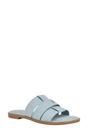 Tommy Hilfiger Moden Slide Sandal - Blue