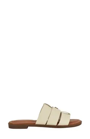 Tommy Hilfiger Moden Slide Sandal - Ivory