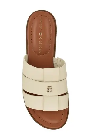 Tommy Hilfiger Moden Slide Sandal - Ivory