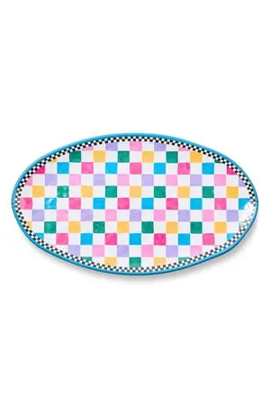 MACKENZIE-CHILDS Jamboree Oval Melamine Platter