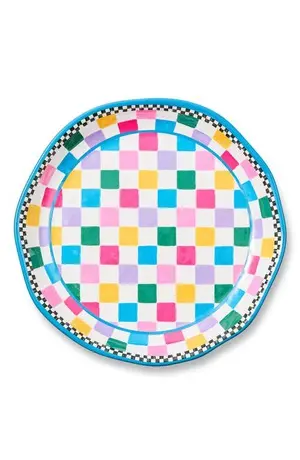 MACKENZIE-CHILDS Jamboree Large Melamine Platter - Blue Multi