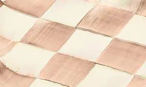 MACKENZIE-CHILDS Check Ceramic Fluted Heart Plate