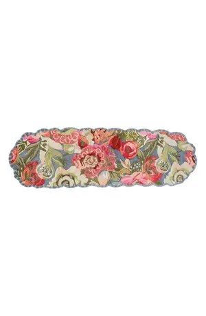 MACKENZIE-CHILDS Sea Garden Floral Runner - Pink Multi