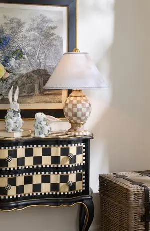 MACKENZIE-CHILDS Check Globe Lamp