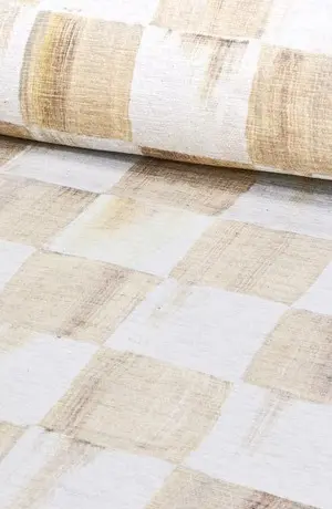 MACKENZIE-CHILDS Checkerboard Machine Washable Runner Rug