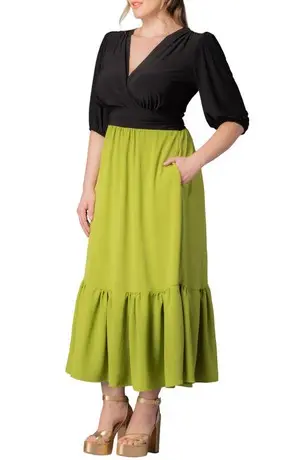 KIYONNA Danica Mixed Media Dress