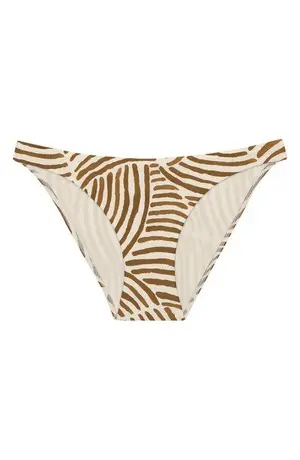 VIX PAULA HERMANNY Bia Printed Bikini Bottoms - Beige Multi