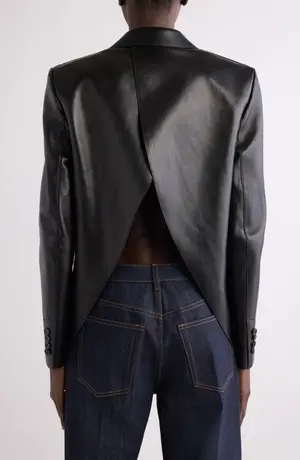 Givenchy Double-breasted Leather Jacket
