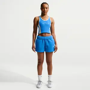 Nike Sportswear Phoenix Fleece Mid-rise 4" Shorts - Blue