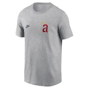 Nike California Angels Cooperstown 2-hit Large Logo Mlb T-shirt - Grey