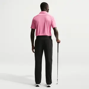 Nike Par Dri-fit Sleeve Logo Golf Polo - Pink