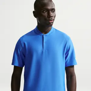 Nike Velocity Dri-fit Blade Collar Golf Polo - Blue