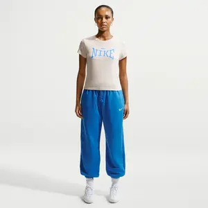 Nike Phoenix Fleece High-waisted Oversized Sweatpants - Blue