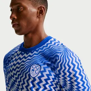 Nike Slovenia Dri-fit Soccer Short Sleeve Top - Blue
