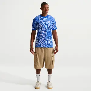 Nike Slovenia Dri-fit Soccer Short Sleeve Top - Blue