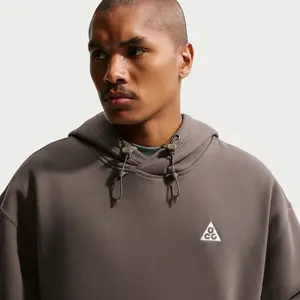 Nike Tuff Fleece Pullover Hoodie - Brown