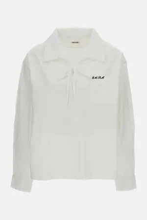 BODE NEW YORK Long Sleeve Cotton Shirt