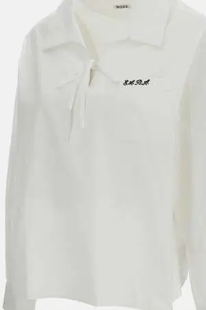 BODE NEW YORK Long Sleeve Cotton Shirt