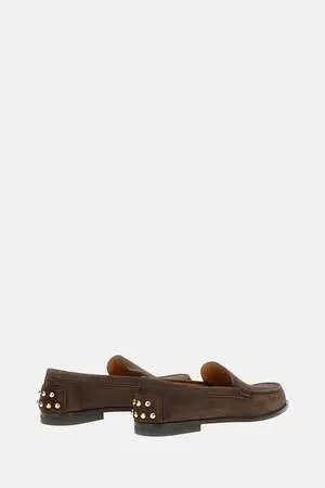 TOD'S Mocassino Gommini Metallo - Marrone