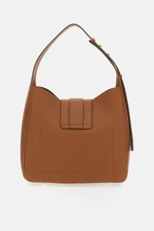 Hogan Vertical Hobo Bag - Beige