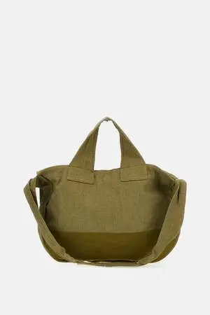 C.P. COMPANY Raffia Shopping Bag - Green